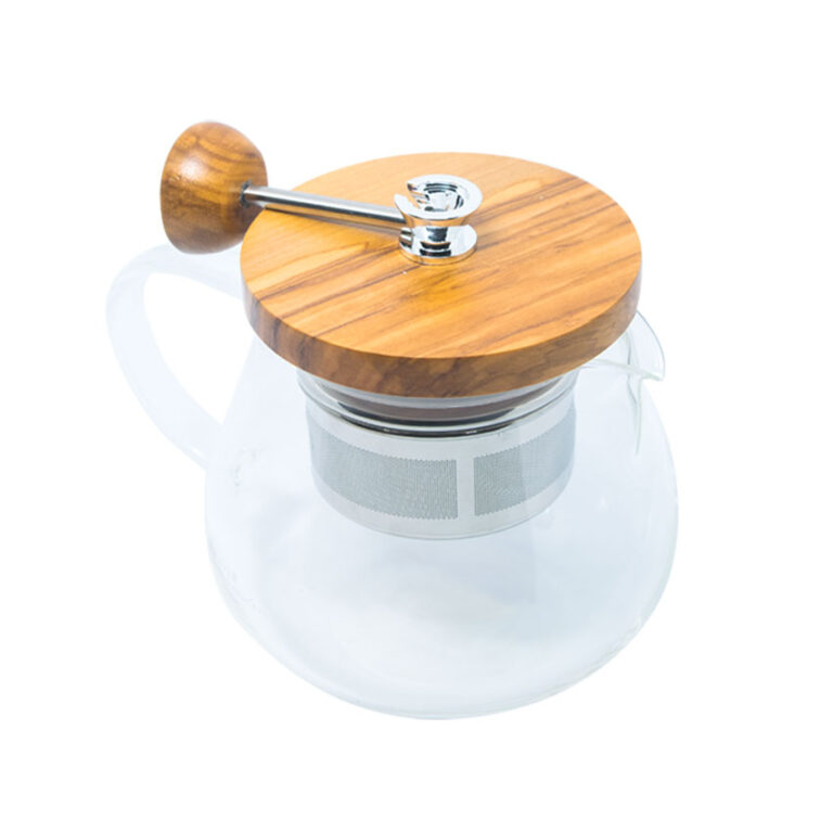 Hario Pull-up Tea Maker "Teaor Wood" 450mL - Serenitea